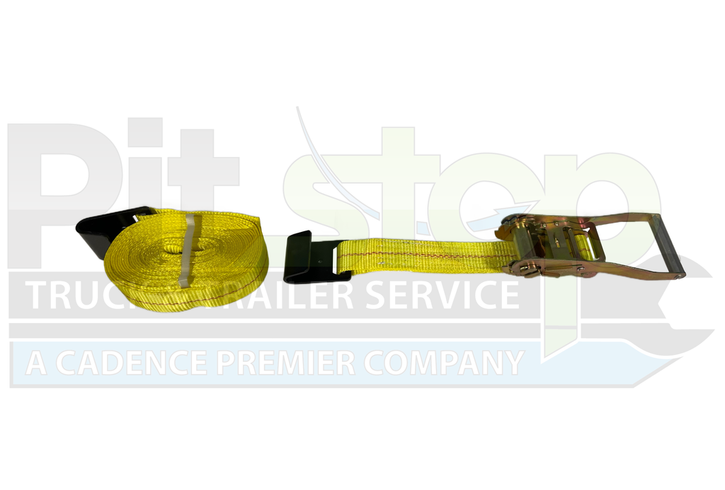 2" x 30' Ratchet Strap with Flat Hook by Pit Stop Parts" – Pit Stop ...