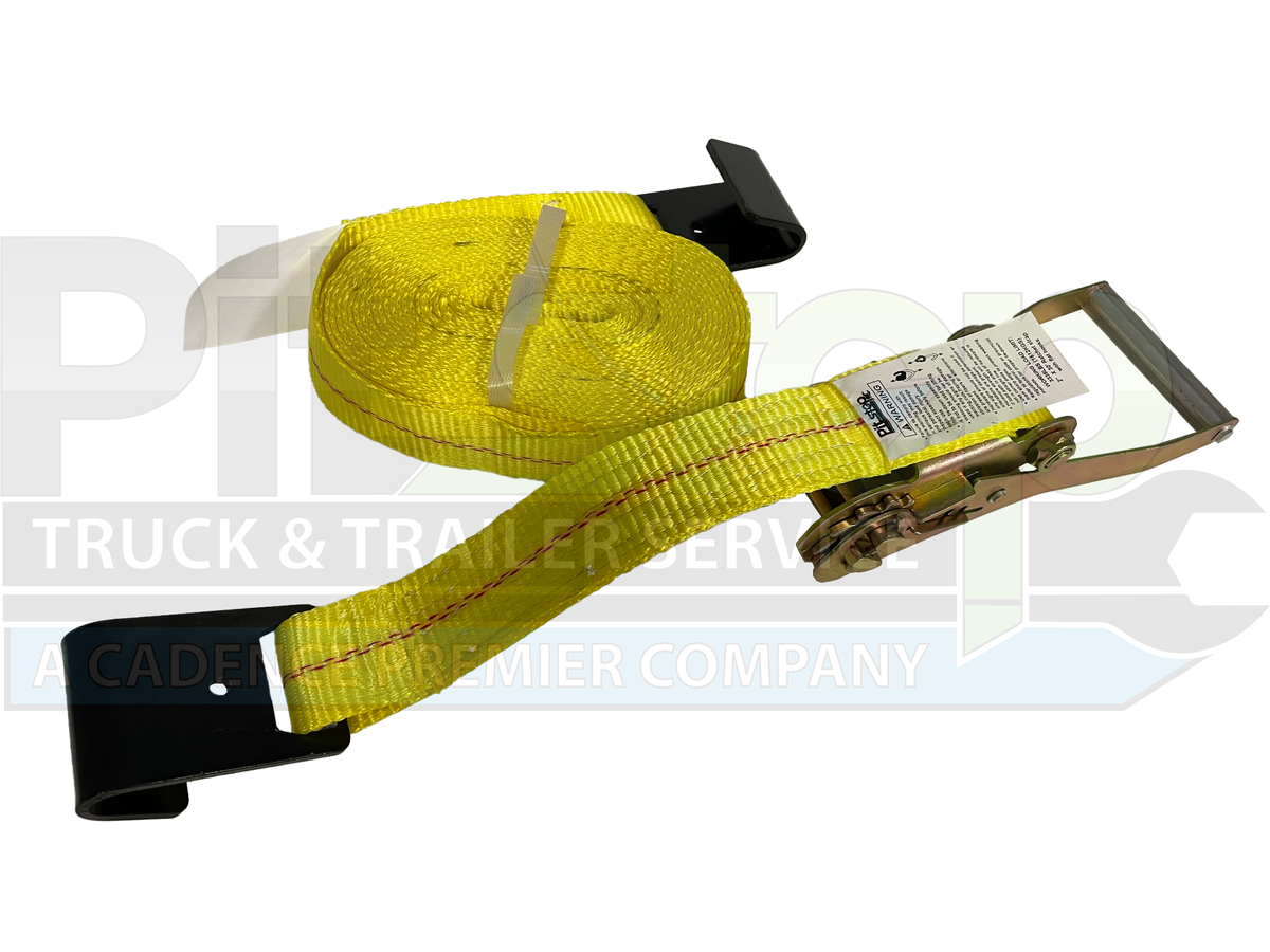 2" x 30' Ratchet Strap with Flat Hook by Pit Stop Parts" – Pit Stop ...