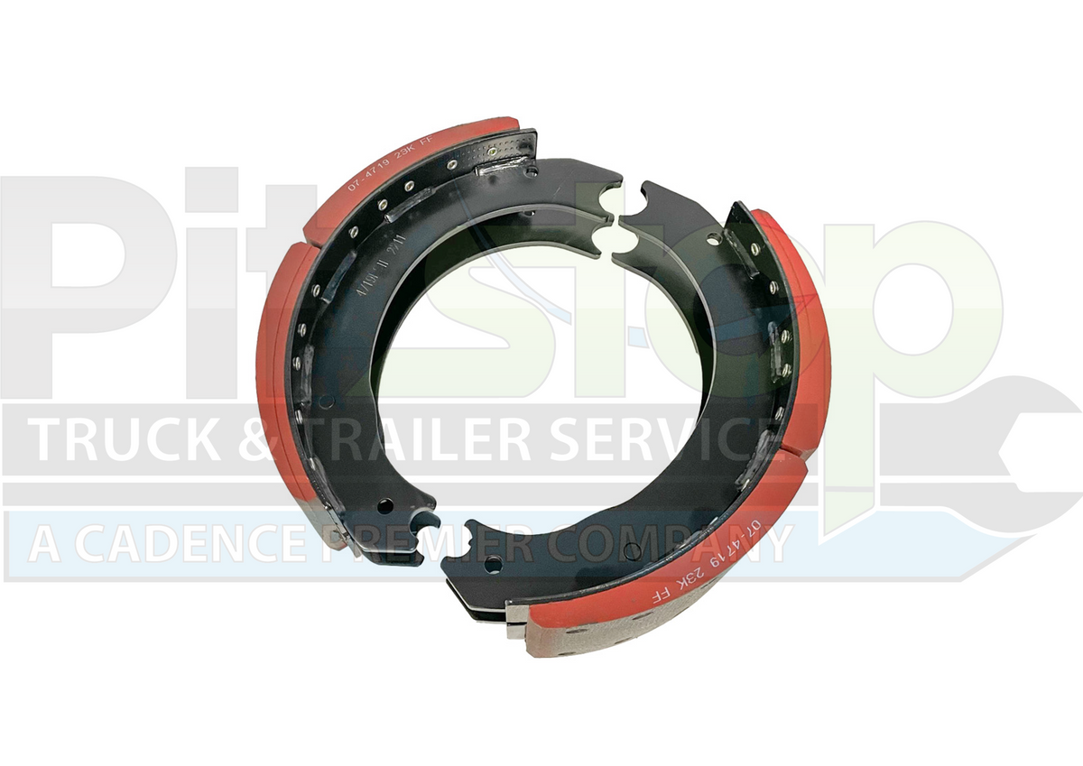4719 16.5" x 5" 23k FF Grade Lining Brake Shoe Kit Pit Stop