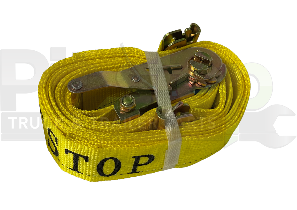 16-Pack Ratchet Straps 2" x 16' E Track Heavy-Duty Cargo Tie Downs – Pit Stop Truck & Trailer Parts