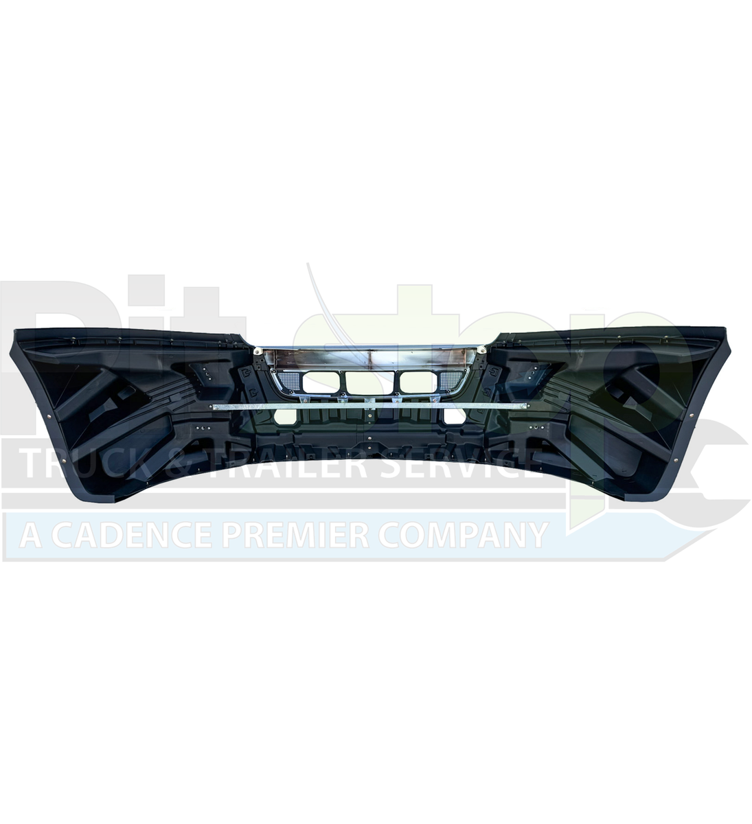2017-Up International LT-Series Bumper Assembly w/ Chrome Trim
