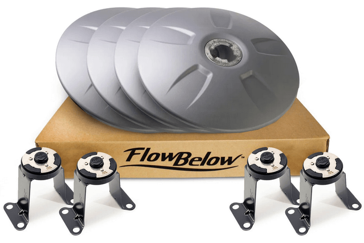 FlowBelow Aero Wheel Cover Kit for Semi-Trucks - 22.5" Dual A22-74255 ...