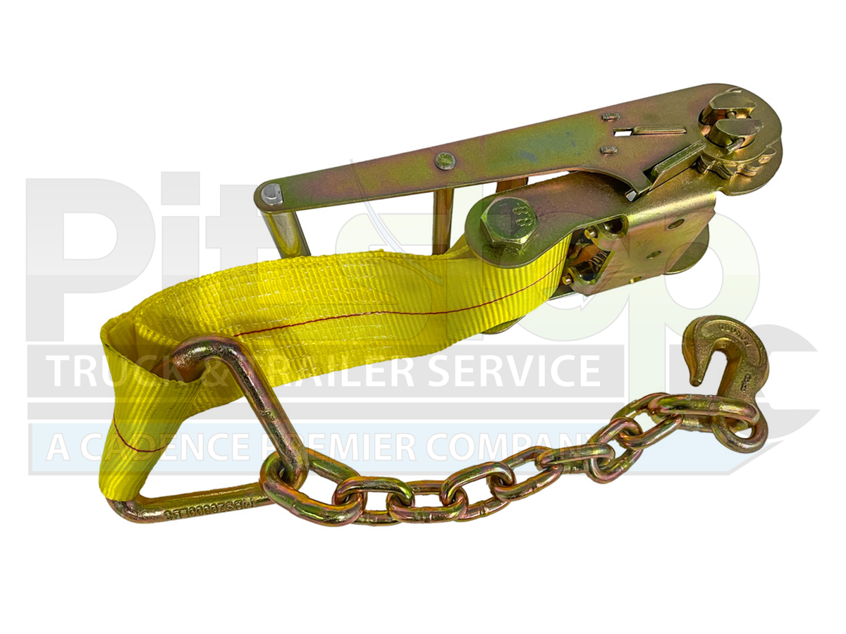 Pit Stop Truck's 4"x30" Ratcheting Strap 1, 2 & 4-Pack Options