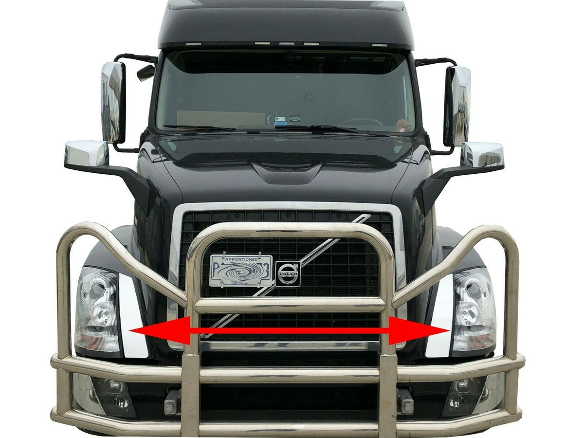 Volvo VNL 04-UP Hood Fender Headlight Chrome Trim Set Pair