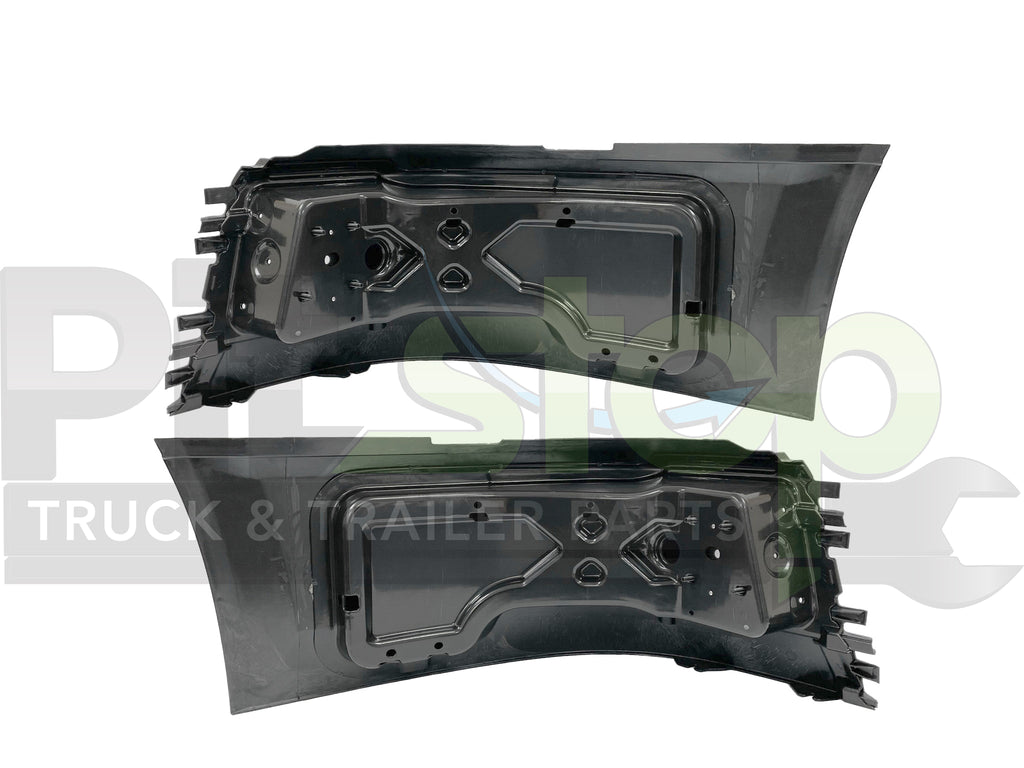 Volvo VNL 04-15 Painted White Bumper Corner Left Side WITH Fog Light ...