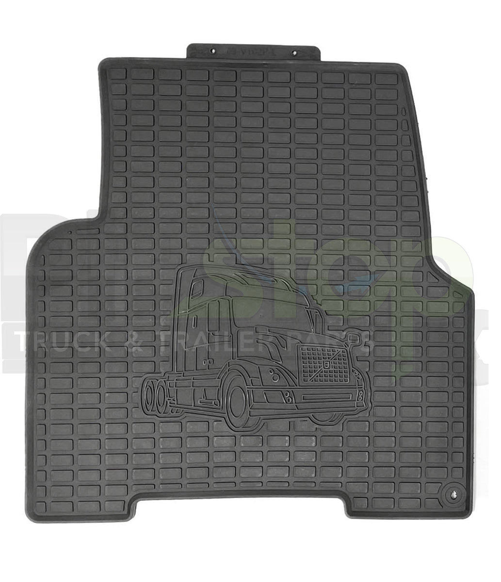 Volvo VNL 2004-2017 All Weather Floor Rubber Mats Liners 3 PCS SET
