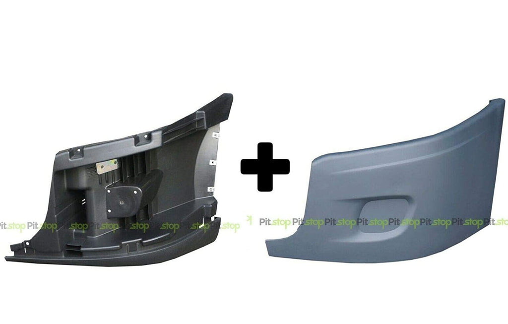 Freightliner Cascadia Bumper Left Side Reinforcement & Cover WITHOUT F