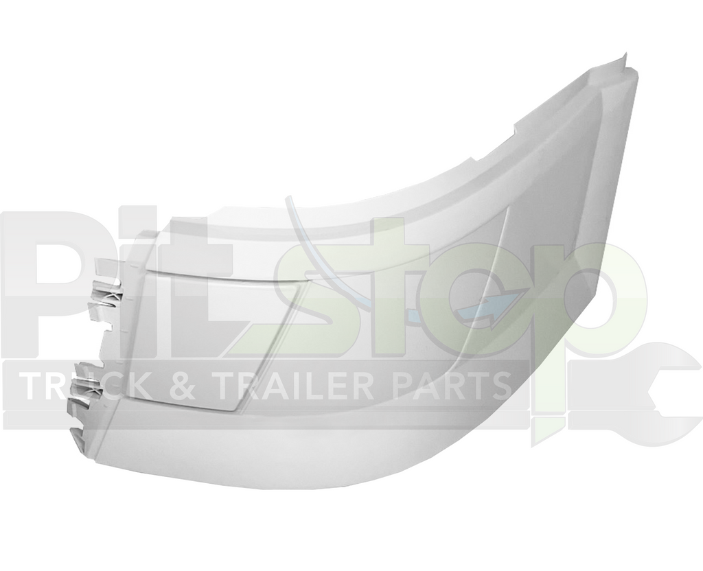Volvo VNL 04-15 Painted White Bumper Driver Side WITHOUT Fog Light ...