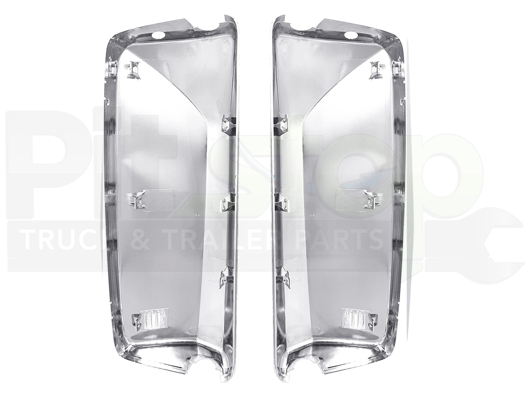 VOLVO VNL 2004-2017 Door Mirror Chrome Cover SET Left & Right 2PCS ...