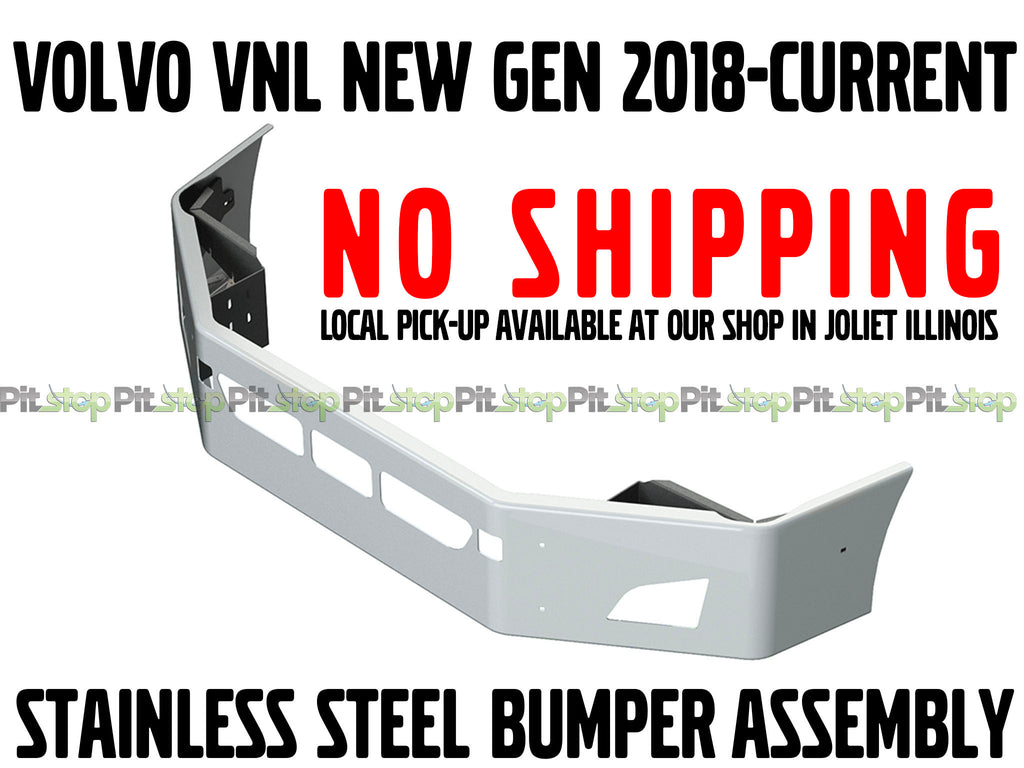 Volvo VNL Stainless Steel Bumper Assembly