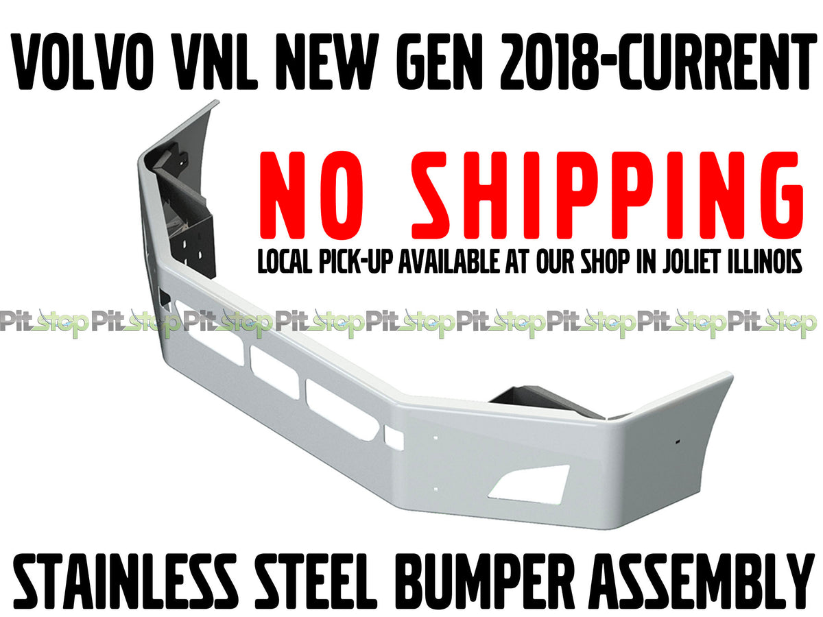 Volvo VNL Stainless Steel Bumper Assembly
